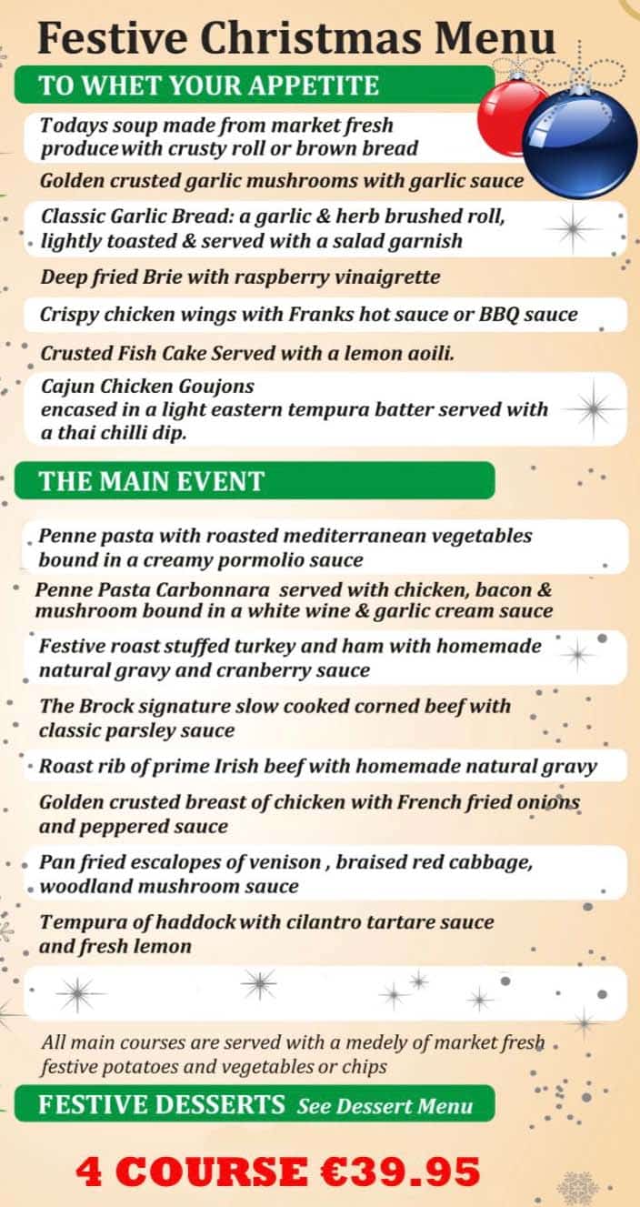 The Irish Jaguar and Daimler Club 2025 IJDC Christmas Menu1 - The Irish ...